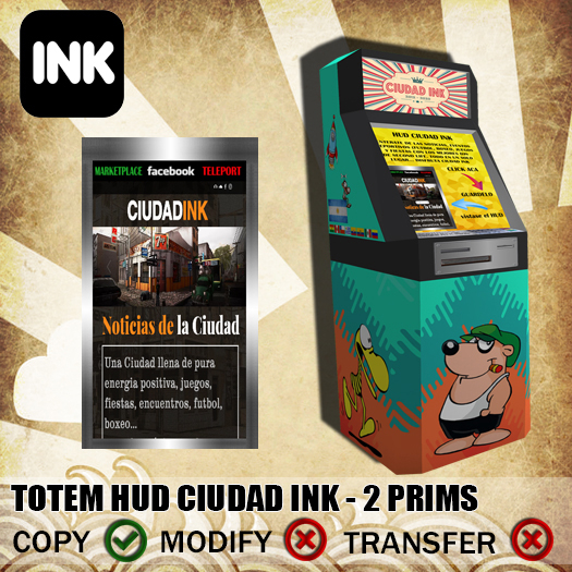 Second Life Marketplace - Totem HUD Ciudad INK