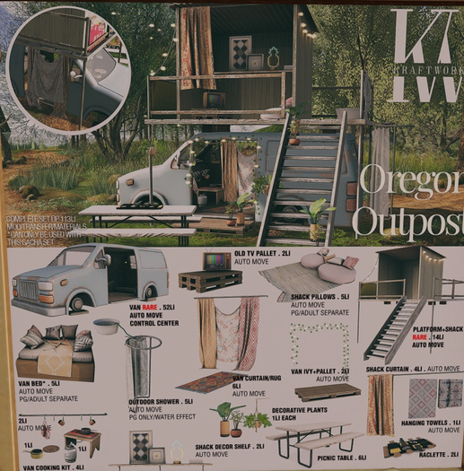 Second Life Marketplace - KraftWork Oregon Outpost . Raclette