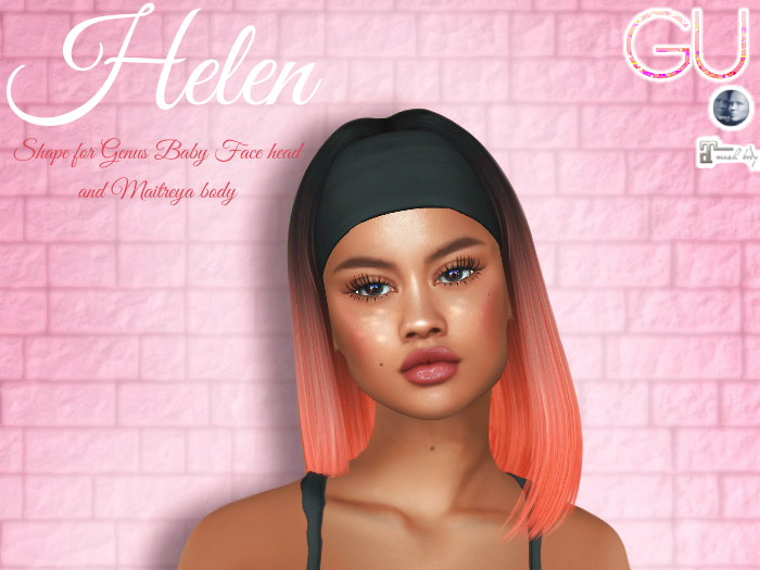 Second Life Marketplace - Glow Up: ~ Shape Helen ~ for GENUS Project ...