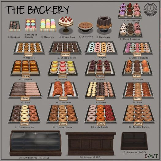 Second Life Marketplace - [IK] The Bakery - 04. Cream Cake - COMMON (boxed)