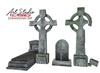 Second Life Marketplace - Art Studio.FULL PERM \\ Gravestones Set