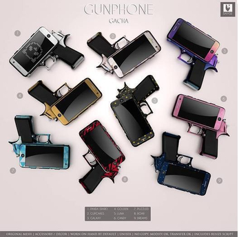 Second Life Marketplace - :BAMSE: Gunphone - Luna