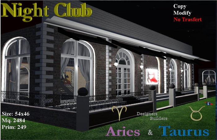 Second Life Marketplace - Night Club *Aries & Taurus*