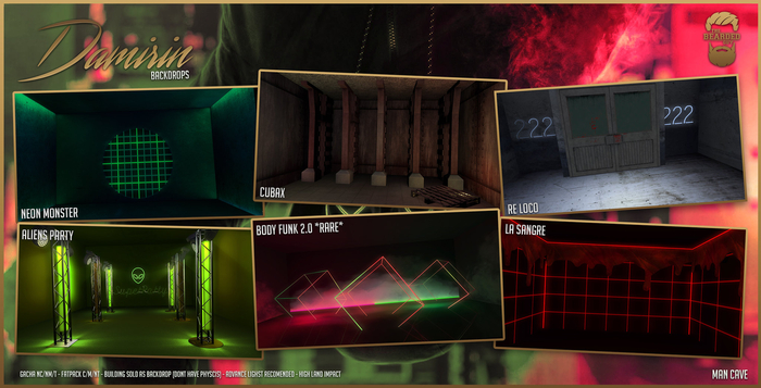 Second Life Marketplace - Monster Neon - Damirin - The Bearded Guy