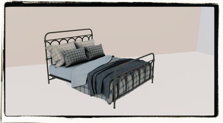 Second Life Marketplace - Serendipity Textures - Plaid for Ruckus Bed (ADD)