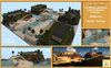Second Life Marketplace - 1/4 SIM Platform with 4 rentals "Beach"