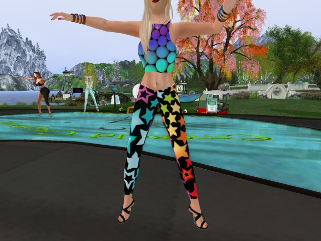 Second Life Marketplace - rainbo star leggings maitreya, slink physique ...
