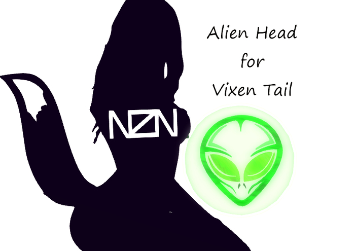 Second Life Marketplace - Alien Head Tail Toy - Vixen Tail