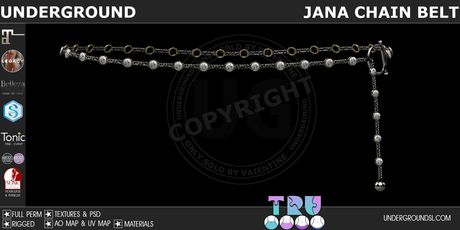 Second Life Marketplace - [UG TRU] JANA CHAIN BELT