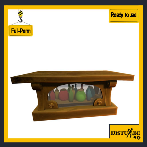 Second Life Marketplace - :.DisturbeD:: Cartoon Potions Desk - FULL ...
