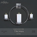 Second Life Marketplace - Myth - Candleholder Troika Silver