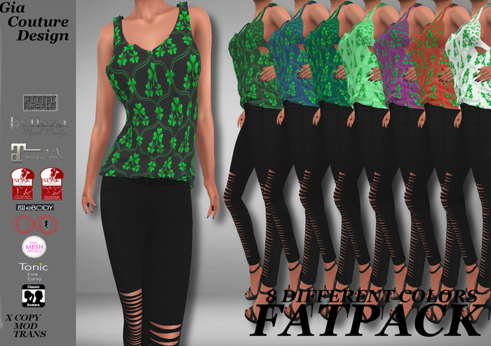Second Life Marketplace - "GCD" Saint BraNTops FAT PACK