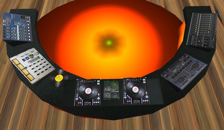 Second Life Marketplace - MJM DJ Booth w/ Texture Changer