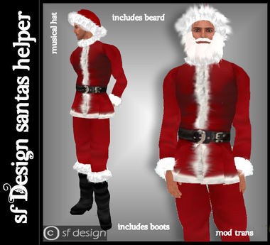 Second Life Marketplace - sf design santa's helper