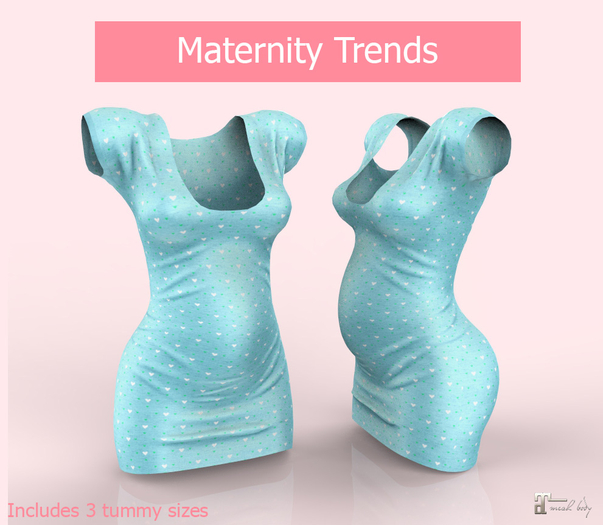 Second Life Marketplace - Tee Pregnancy Dress