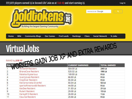 Second Life Marketplace - Virtual Jobs - Employ in Second Life