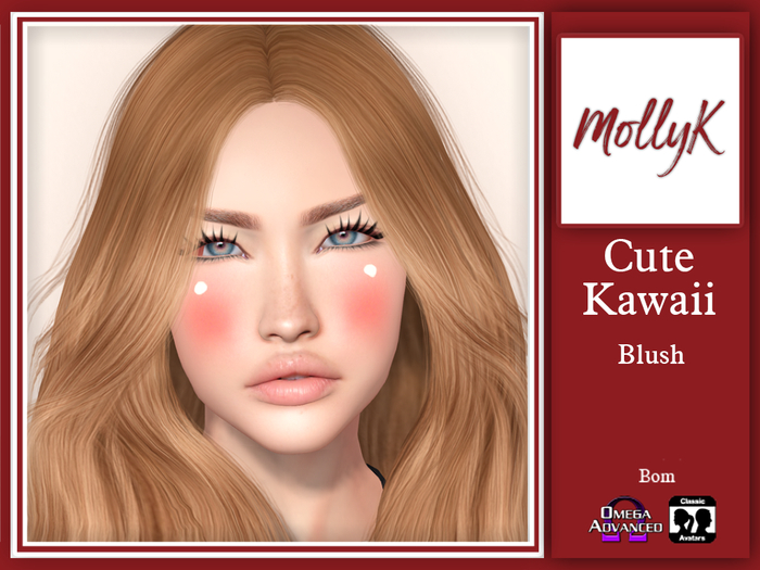 Second Life Marketplace - MollyK Cute Kawaii Blush