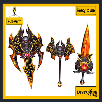 Second Life Marketplace - ::Disturbed:: Skull Fantasy Weapons Pack ...