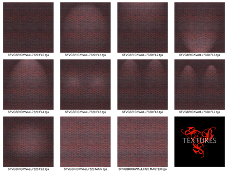 Second Life Marketplace - Brick Wall Textures, Interior Design Textures ...