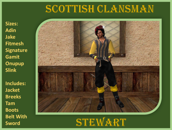 Second Life Marketplace - Scottish Clansman - Stewart