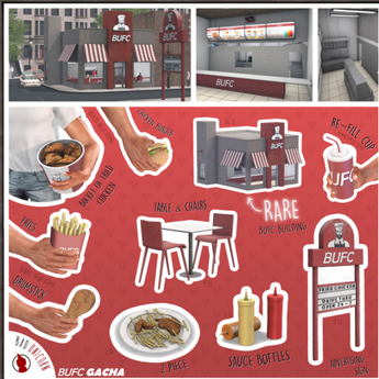 Second Life Marketplace - [Bad Unicorn] 'Fries' BUFC Gacha (boxed)