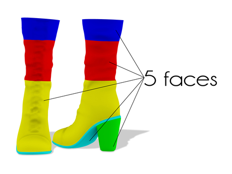 Second Life Marketplace - Full Perm Women's Thick Heels Mid Calf Boots ...