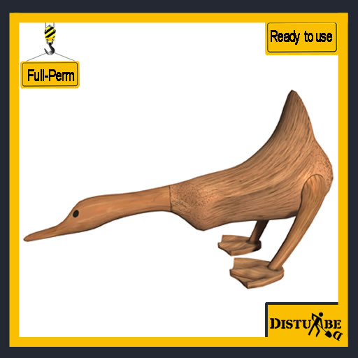 Second Life Marketplace - ::DisturbeD:: Wooden Goose Statue - FULL PERM ...