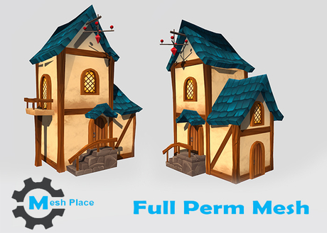 Second Life Marketplace - Mesh Place - Fantasy House - Full Perm Mesh