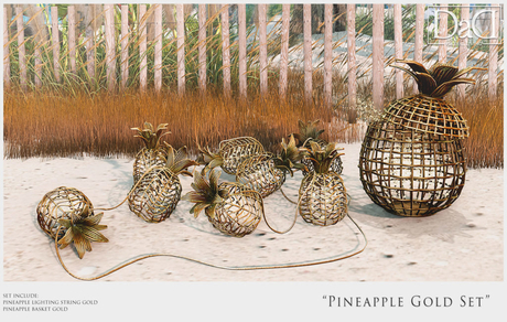 Second Life Marketplace - Pineapple Gold Set