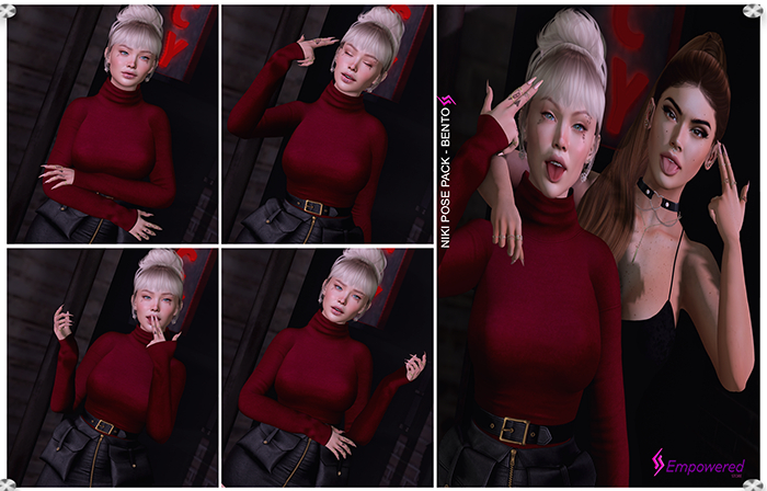 Second Life Marketplace - [Empowered] Niki Pose Pack - BOX