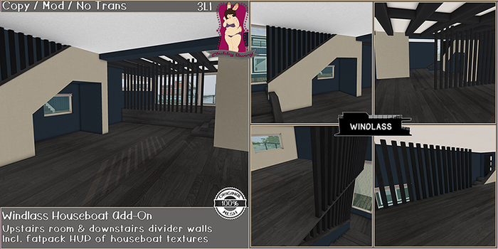 Second Life Marketplace - =CBD= Windlass Add-On : Upstairs & Beam ...