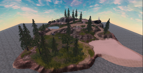 Second Life Marketplace - 1/4 Sim landscape "Adventure" (Island for ...