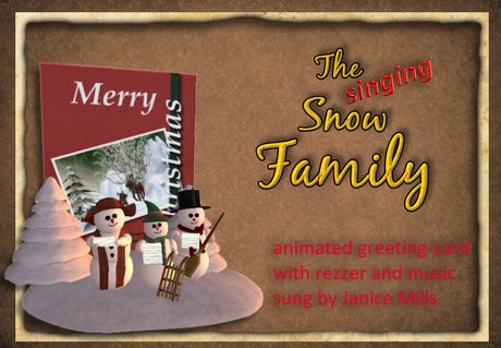 Second Life Marketplace - Singing SnowFamily - Janice Mills - Silent ...