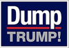 Second Life Marketplace - dump trump blue sign