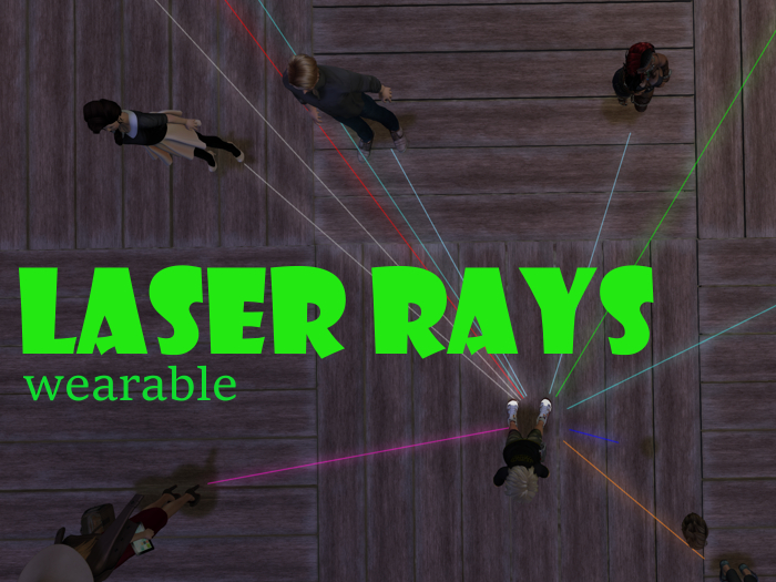 Second Life Marketplace - Laser Rays (wearable)