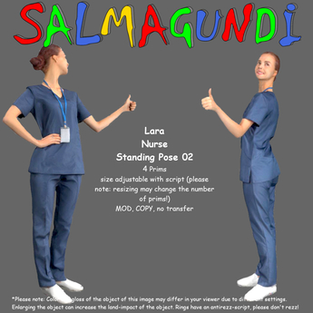 Second Life Marketplace - Lara - Nurse - Standing Pose 02
