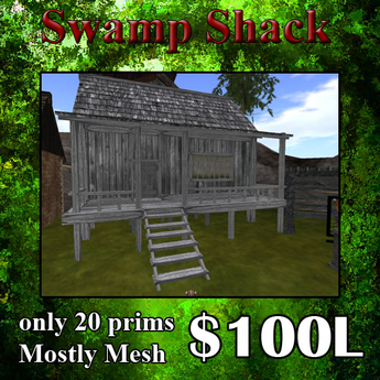 Second Life Marketplace - **PS** Swamp Shack