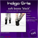 Second Life Marketplace - Indigo Girls soft boots-black-TWE+ [wear]