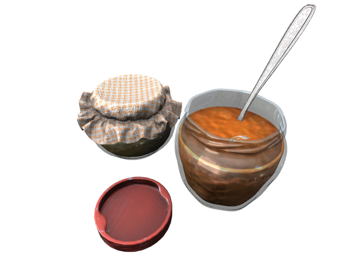 Second Life Marketplace - [IK] Summer Sweet - 08. Jam Bottles - COMMON