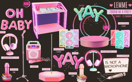Second Life Marketplace - LEMME...Party Speakers // 1 color