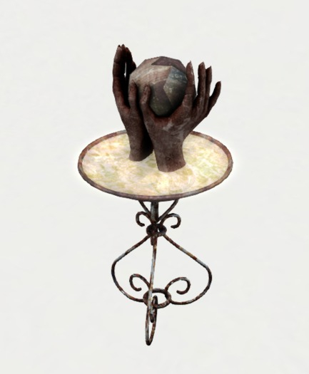 Second Life Marketplace - Vagabond - Morgana's Bird Basin (Brown/Gold)