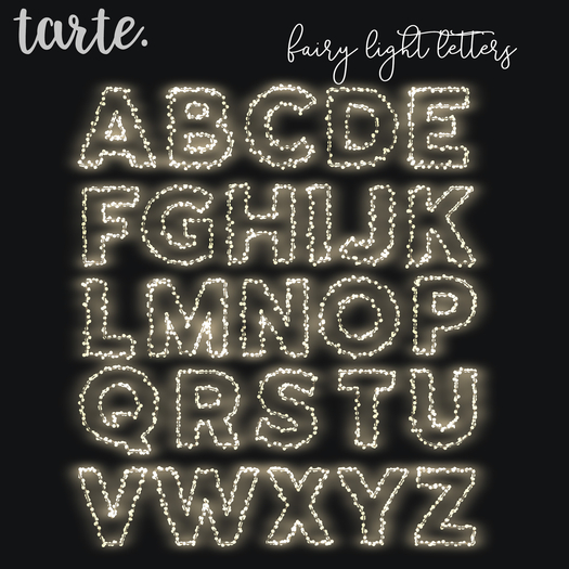 Second Life Marketplace - tarte. fairy light letters