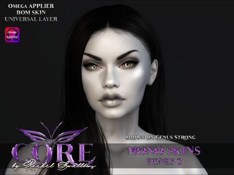 Second Life Marketplace - CORE MONO SKINS TONES 1-5 FATPACK BOM OMEGA
