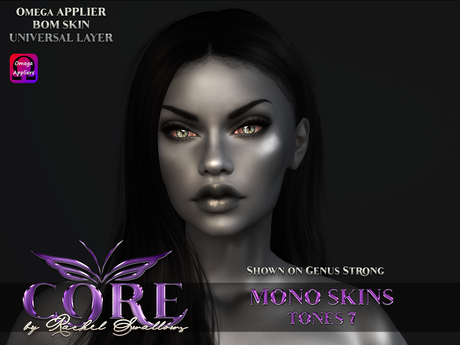 Second Life Marketplace - CORE MONO SKINS TONES 6-10 FATPACK BOM OMEGA