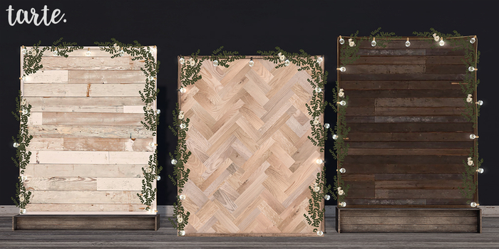 Second Life Marketplace - tarte. flora backdrop - FULL SET