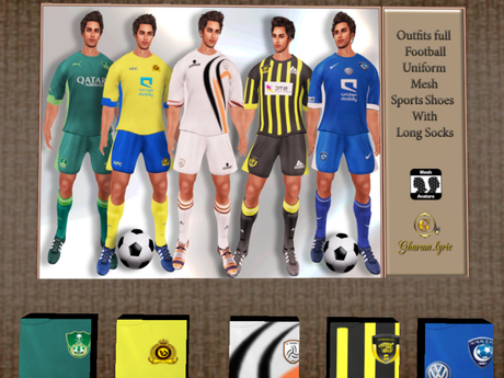 Second Life Marketplace - Football Uniform.( ALittihad )