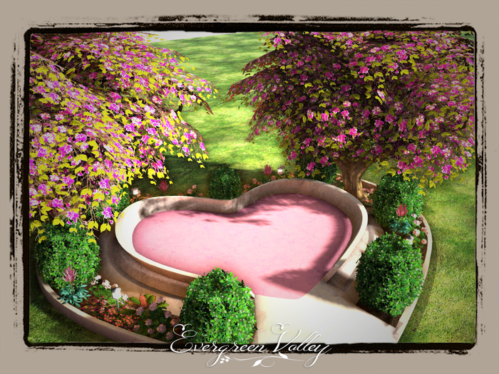 Second Life Marketplace - EV - Heart Patio Pink