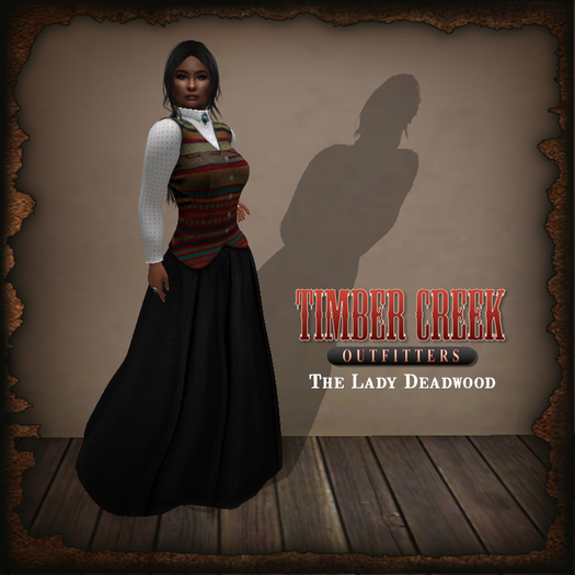 Second Life Marketplace - [Timber Creek] Lady Deadwood-Lakota-Skirt ...