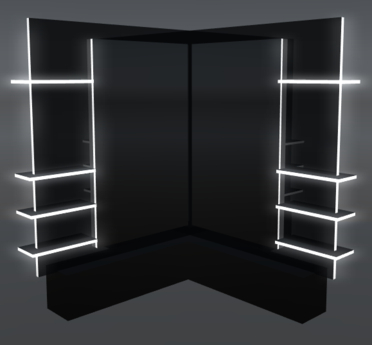 Second Life Marketplace - VD Display Dark Glass 7X