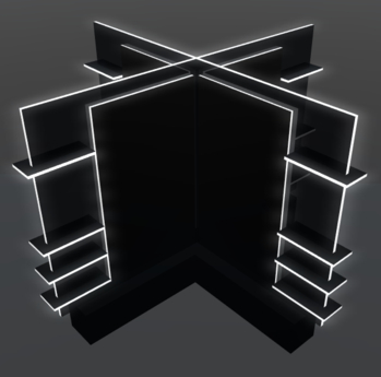 Second Life Marketplace - VD Display Dark Glass 7X